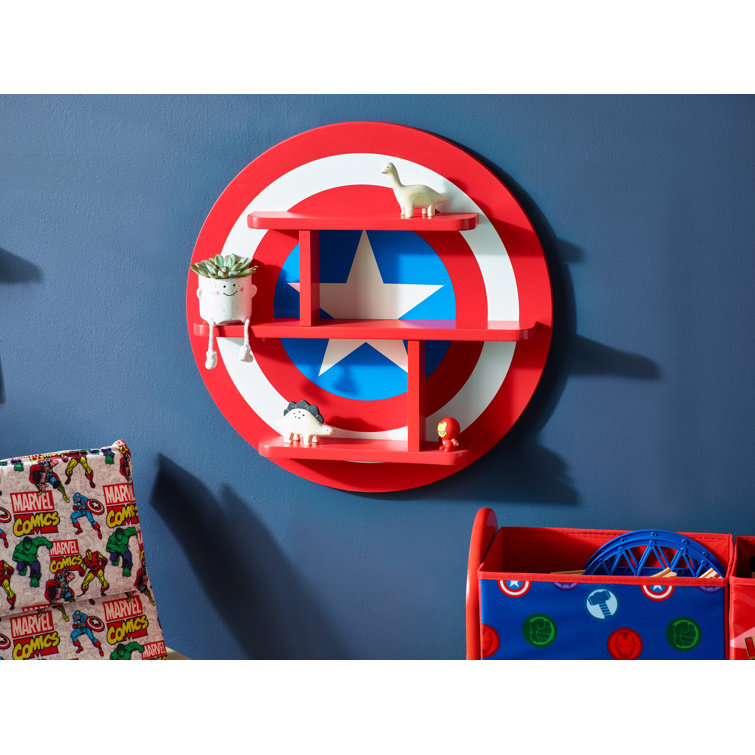 Disney Marvel Captain America Wall Shelf | Wayfair.co.uk
