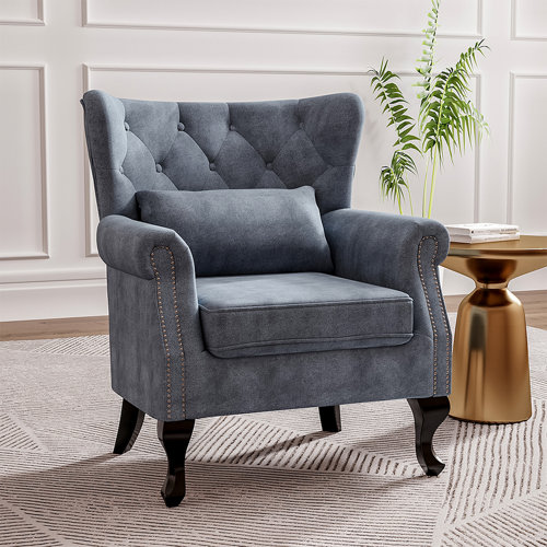 Rosdorf Park Trowbridge Upholstered Wingback Chair | Wayfair.co.uk