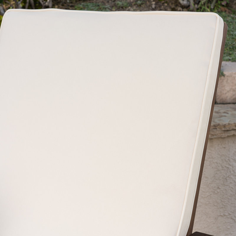 George Oliver Gerling Acacia Outdoor Rocking Chair & Reviews | Wayfair