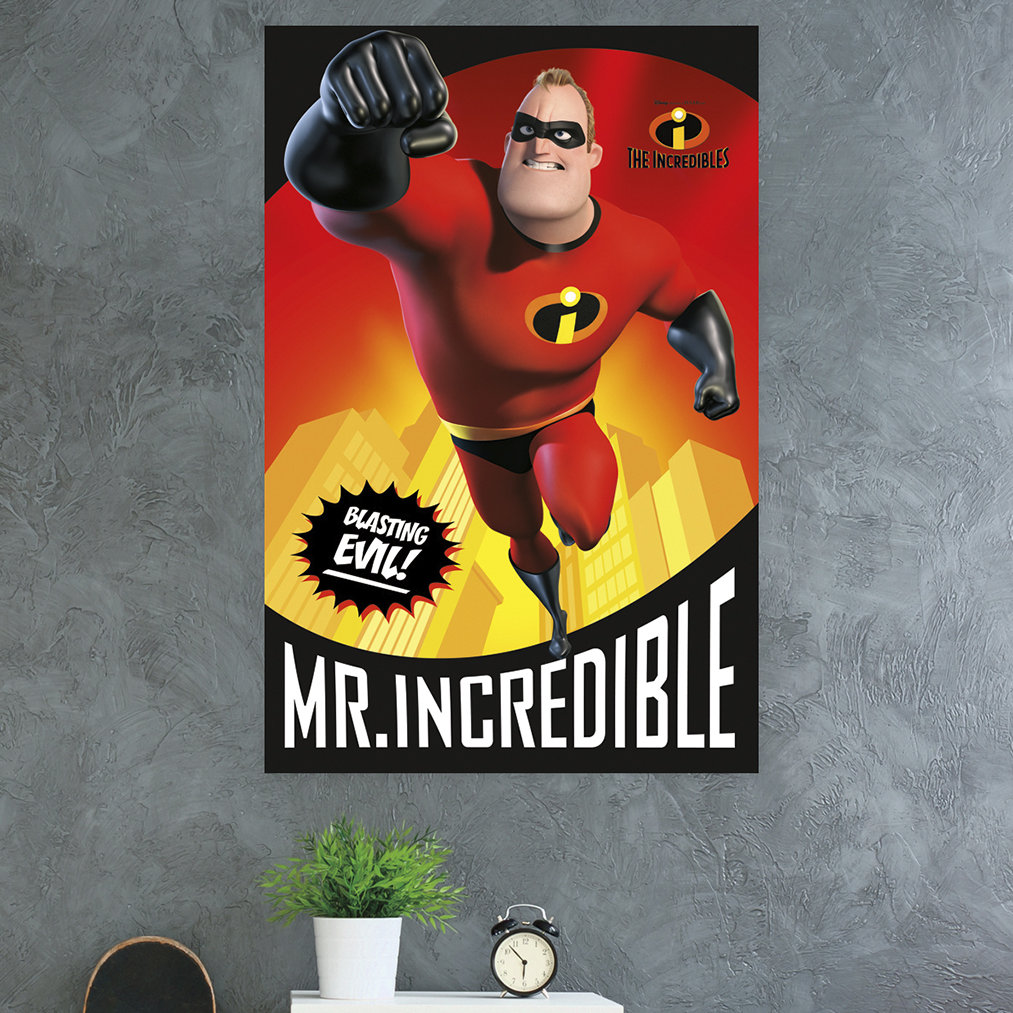 Trends International The Incredibles - Mr. Incredible Paper Print | Wayfair