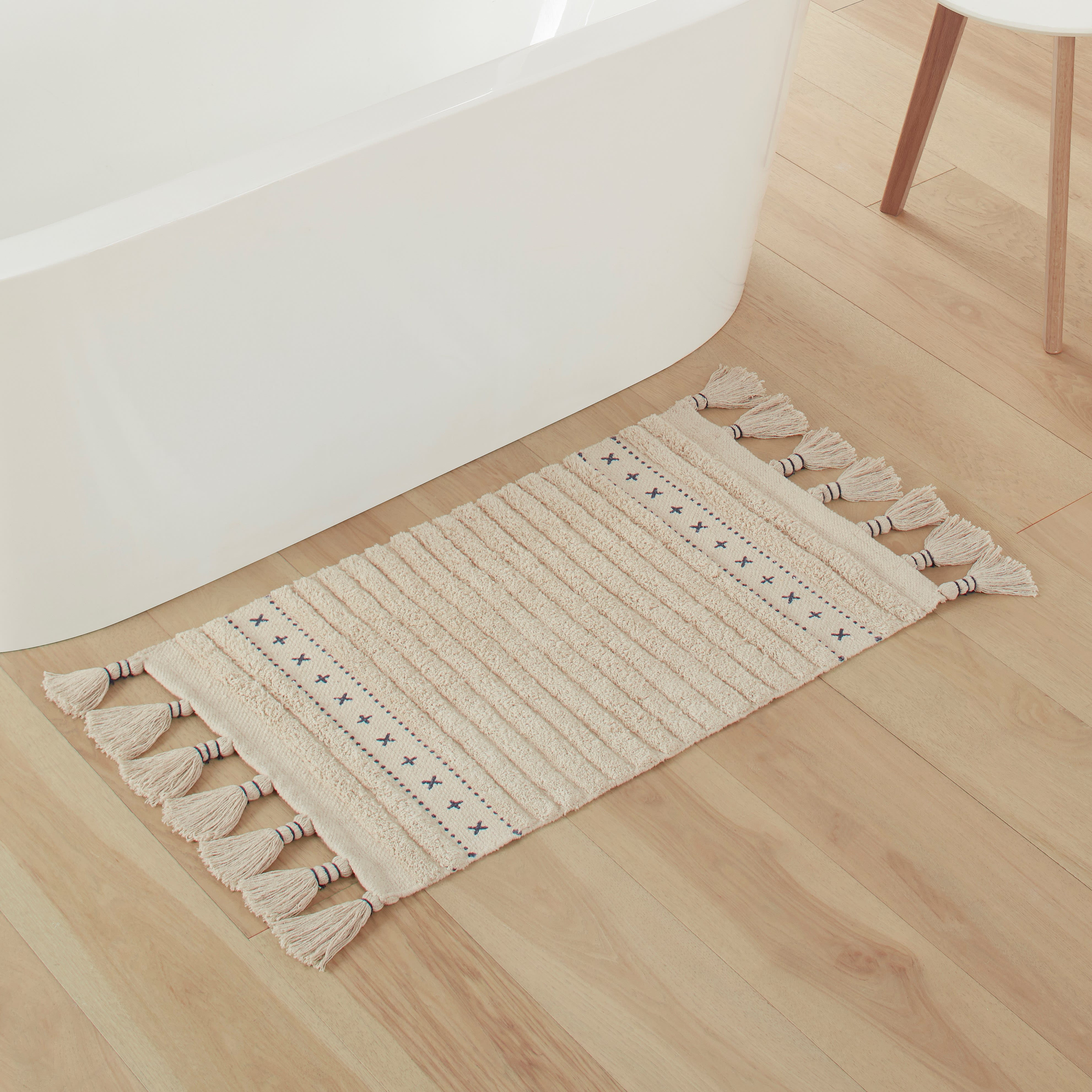 Lucky Brand Maharis Fringe Bath Rug | Wayfair