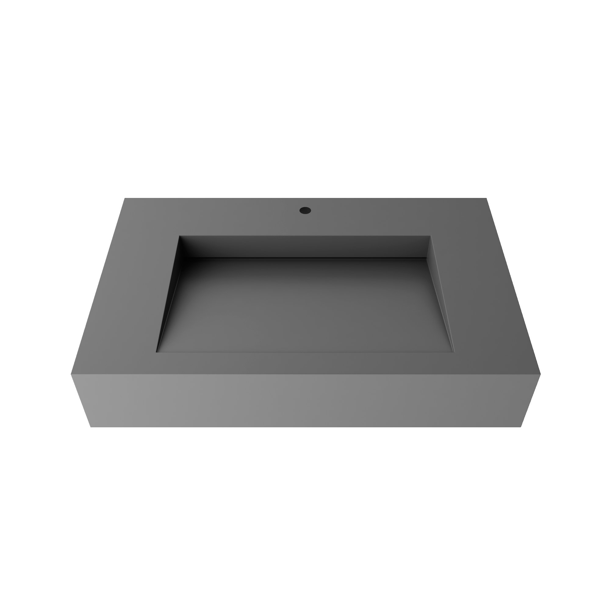 CastelloUSA Boyter 30" Rectangular Solid Surface Wall Mount Bathroom Sink & Reviews | Wayfair