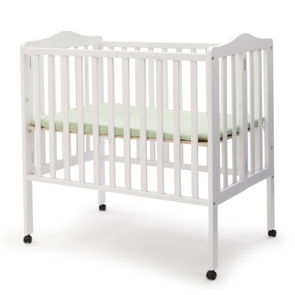 Delta Children Folding Mini Portable Crib with Mattress & Reviews | Wayfair