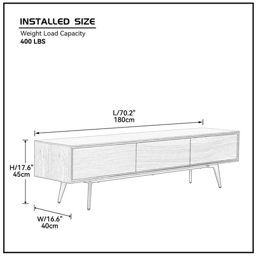 George Oliver Draylon Media Console | Wayfair