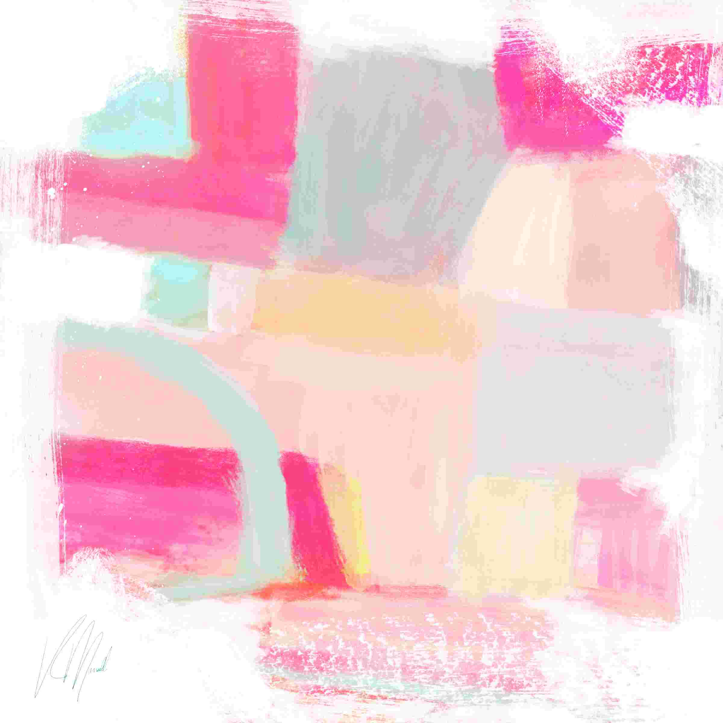 Wrought Studio Shapes - Wrapped Canvas Painting | Wayfair