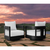 Joss & Main Everlee Patio Chair with Cushions & Reviews | Wayfair