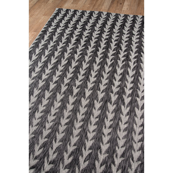 Novogratz Amalfi Charcoal/Gray Indoor/Outdoor Rug & Reviews | Wayfair