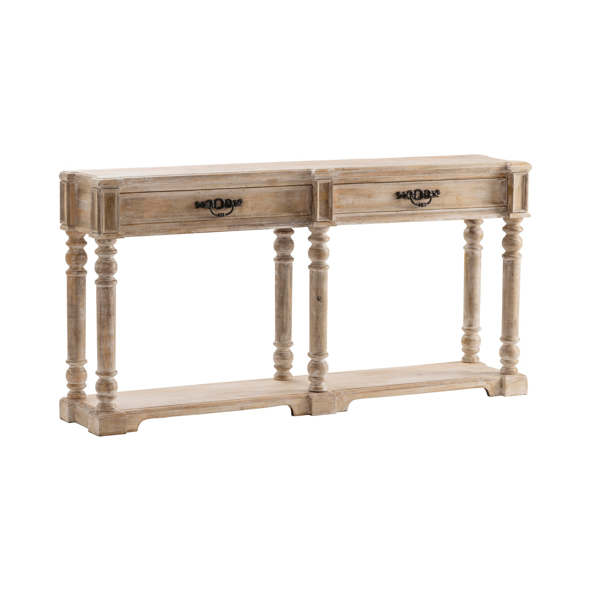 Rosalind Wheeler Wang 68'' Solid Wood Console Table | Wayfair