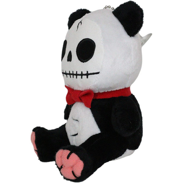 Trinx Haldrin Furry Bones Skeleton Panda Figurine | Wayfair