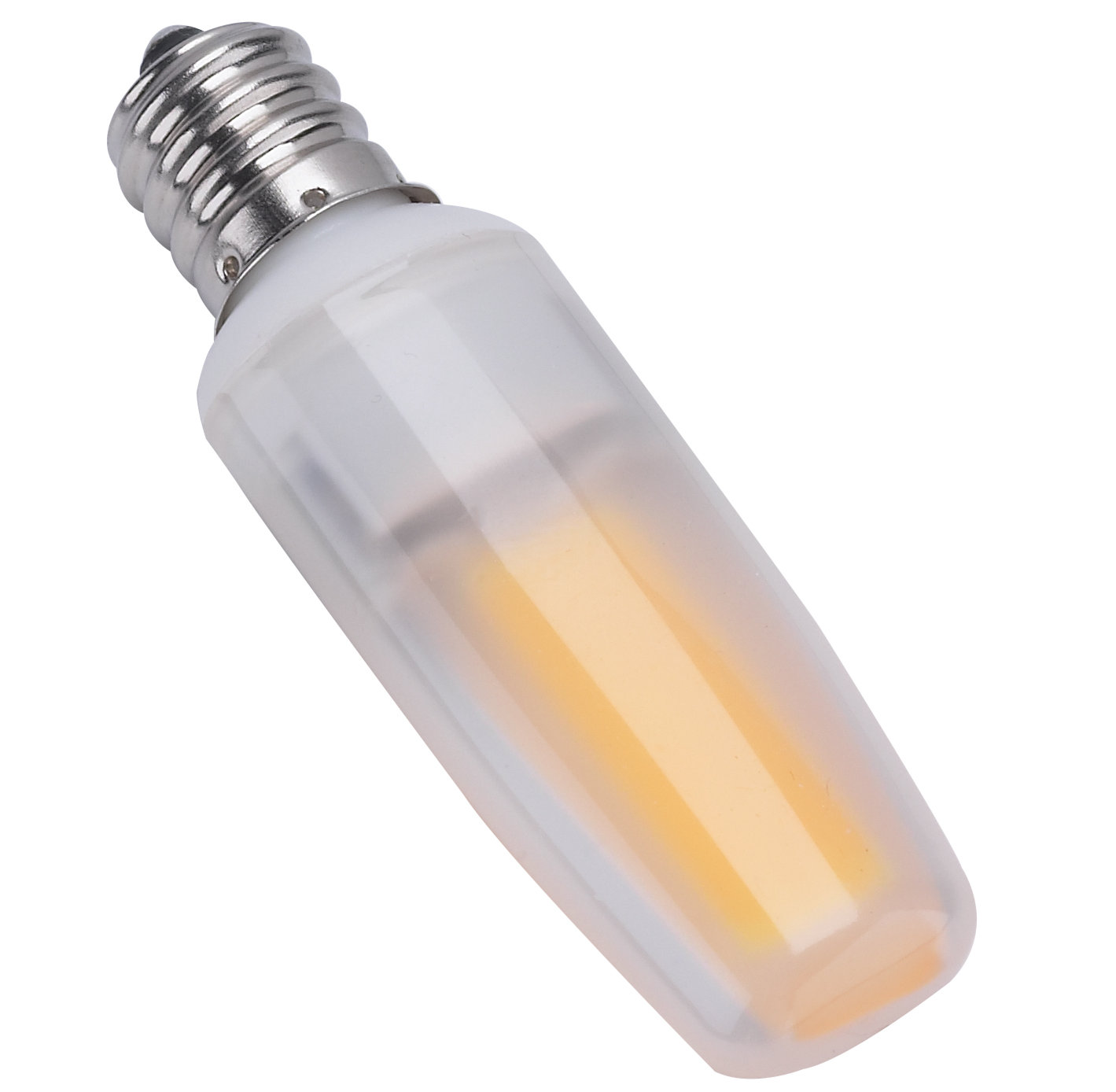 Satco 4 Watt (35 Watt Equivalent), T4 LED, Dimmable Light Bulb, E12 ...