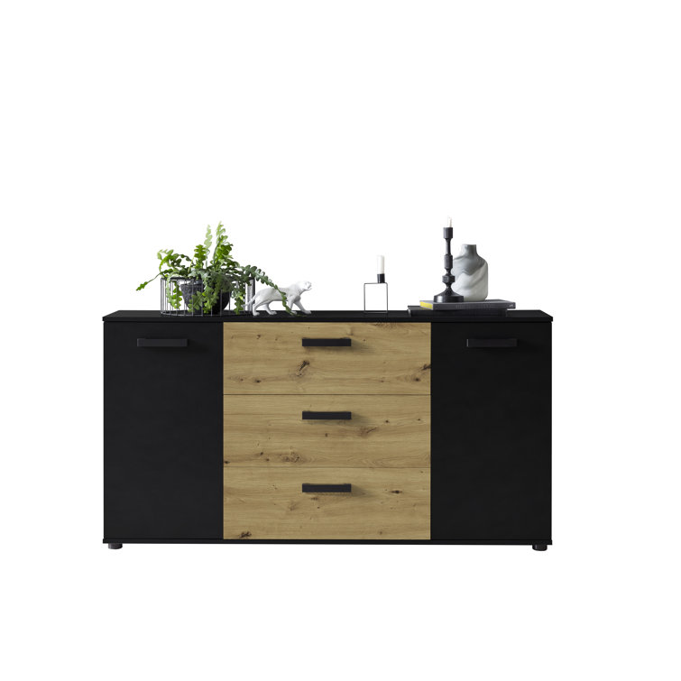 Ebern Designs Levater 150.1Cm Wide 3 Drawer Sideboard | Wayfair.co.uk