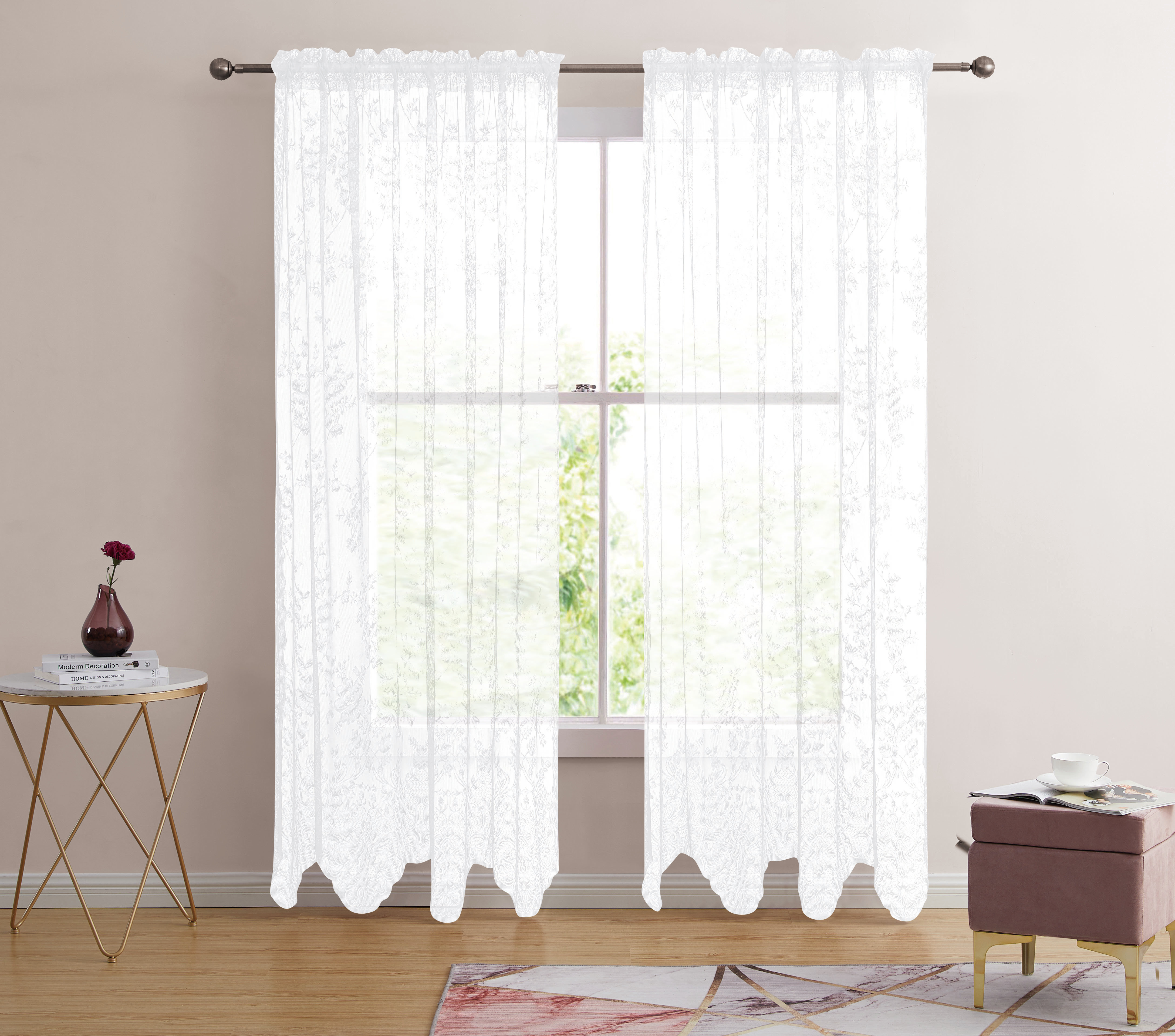 Winston Porter Delannie Polyester Room Darkening Curtain Pair | Wayfair