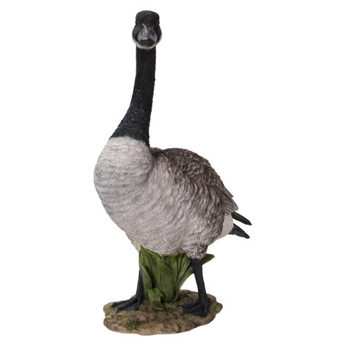 Hi-Line Gift Ltd. Standing Canada Goose Statue | Wayfair