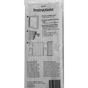 A/C Safe Window Vinyl Panel Replacement Air Conditioner Trim Kit | Wayfair