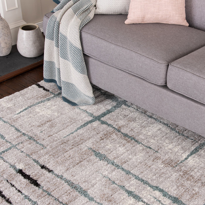 Trisha Yearwood Home Collection Performance Gray Rug & Reviews | Wayfair