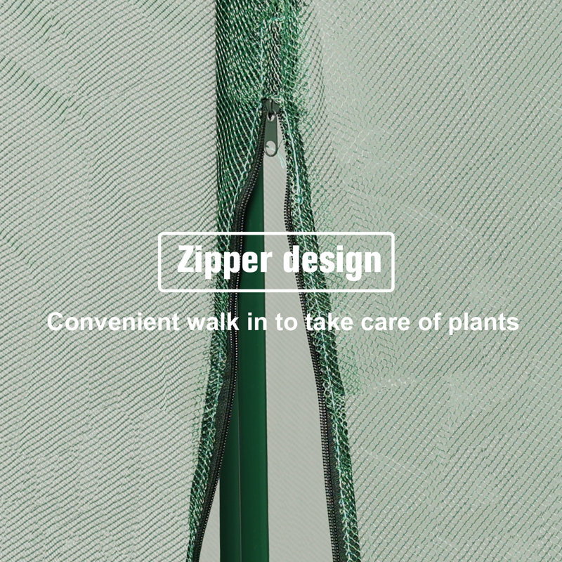 Aoodor Crop Cage 10' x 3.3' x 5' Plant Protection Tent, Fruit Cage ...