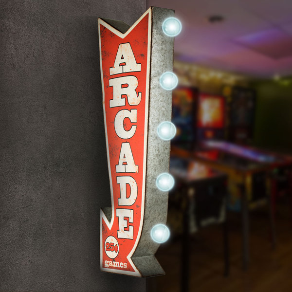 CYRG Arcade Games LED Marquee Sign & Reviews - Wayfair Canada
