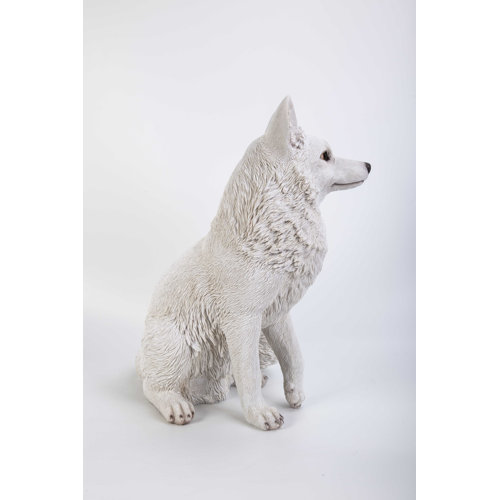 Hi-Line Gift Ltd. Snow Fox Statue & Reviews | Wayfair