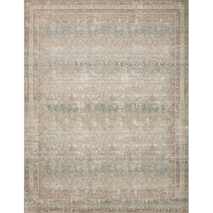 Angela Rose x Loloi Aubrey Jade / Natural Area Rug & Reviews | Wayfair