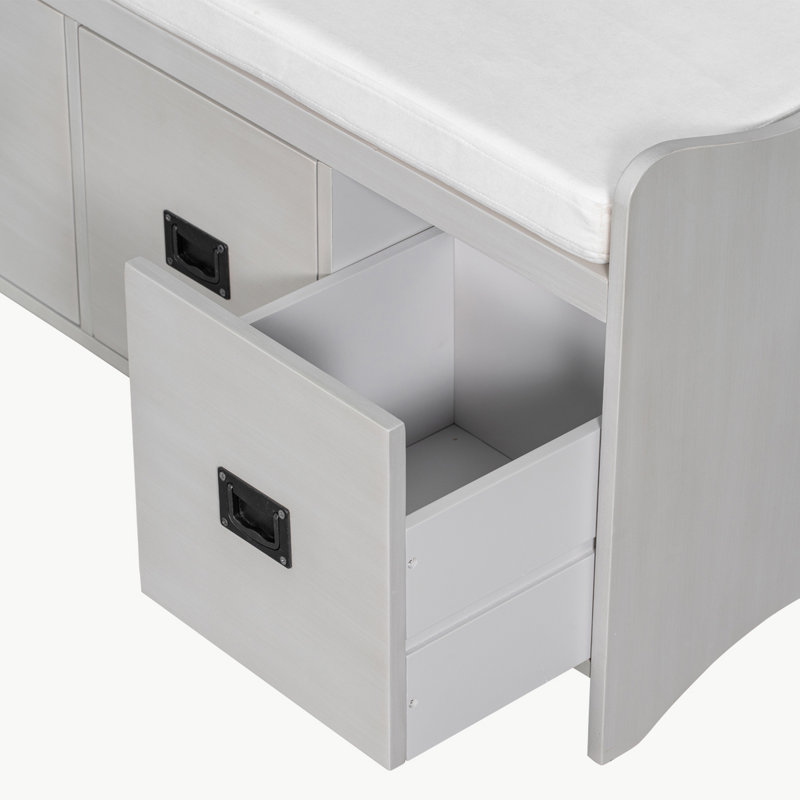 Red Barrel Studio® Drawers Storage Bench | Wayfair