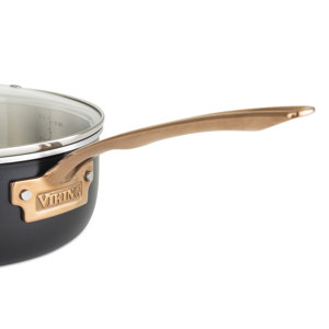 Viking 3-Ply Black & Copper 11 Piece Cookware Set & Reviews | Wayfair