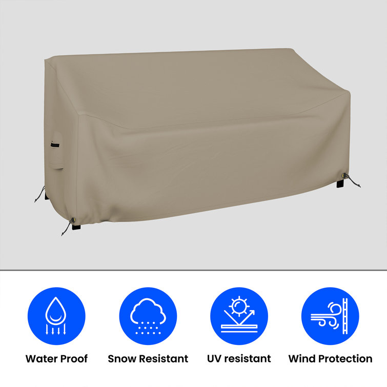 Latitude Run® Outdoor Patio Bench Cover | Wayfair