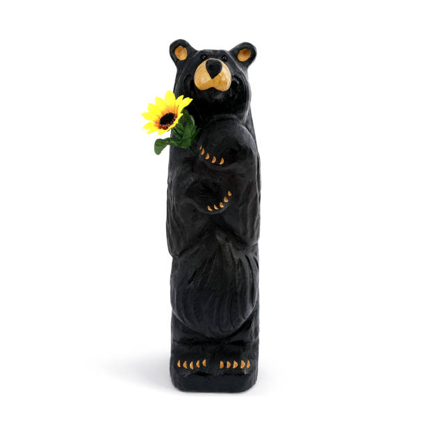 Design Toscano Being One with the Honey Zen Bear Statue & Reviews | Wayfair