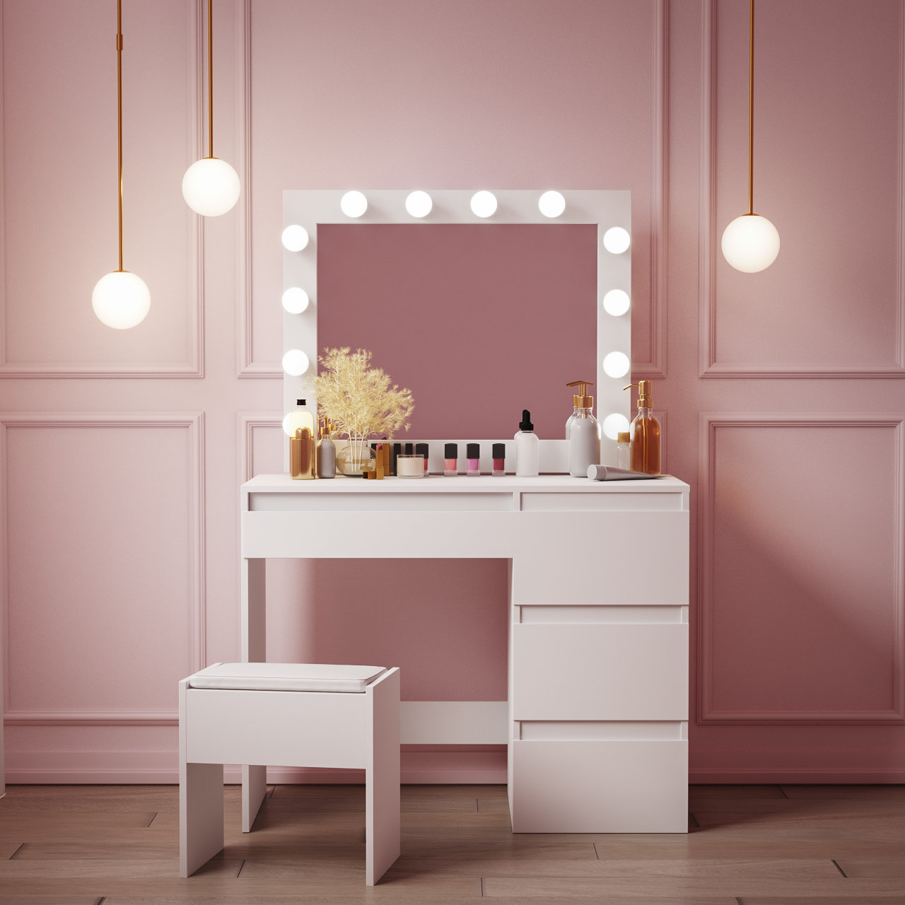 Latitude Run® Natlee Vanity & Reviews | Wayfair