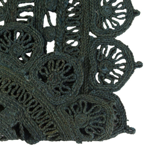 Langley Street Migel Jute/Sisal Hunter Green Rug & Reviews | Wayfair