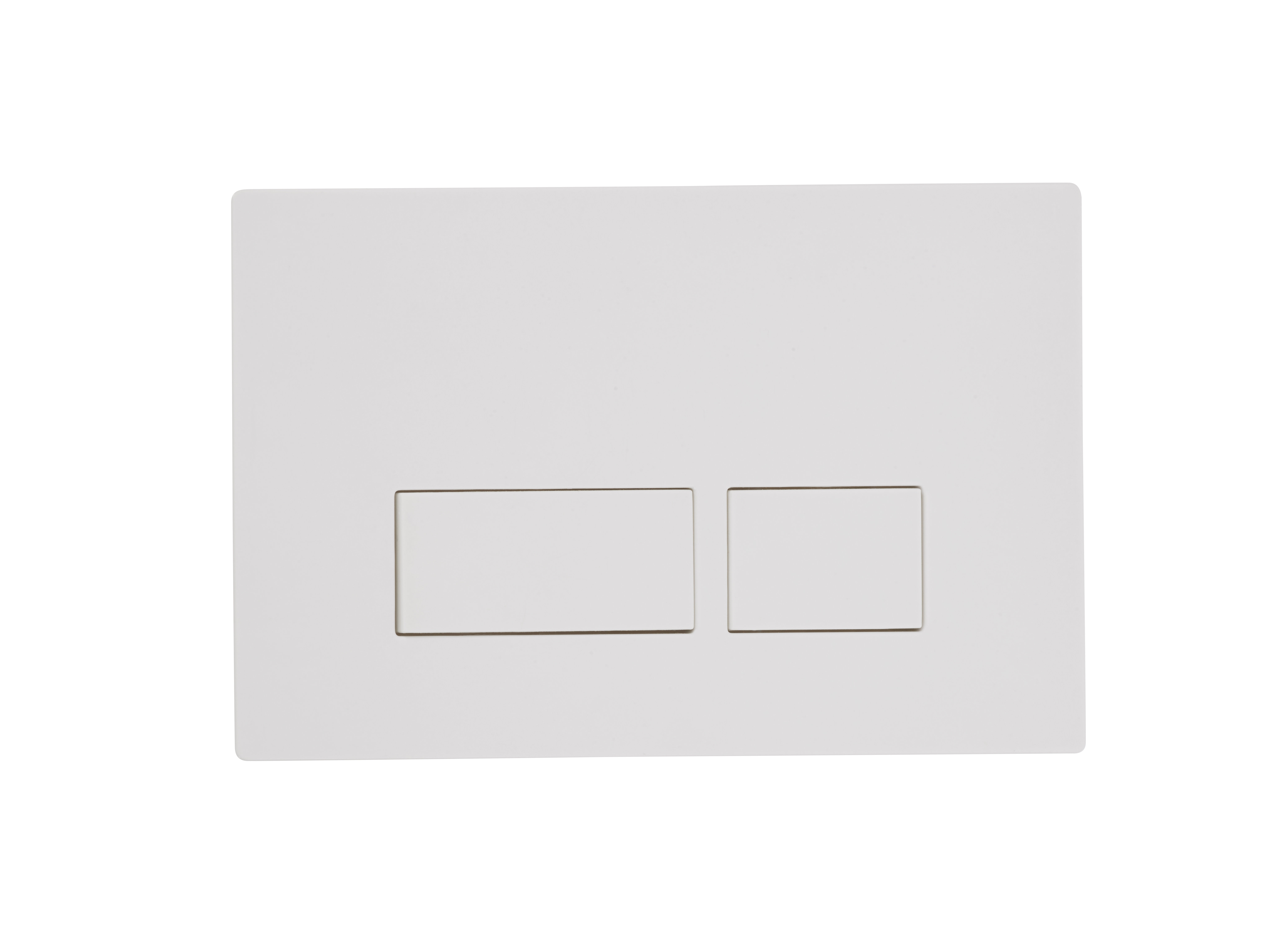 Tavistock SQUARE FLUSH PUSH PLATE WHITE | Wayfair.co.uk