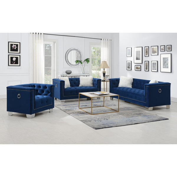 Everly Quinn Ashmun 3 - Piece Living Room Set | Wayfair