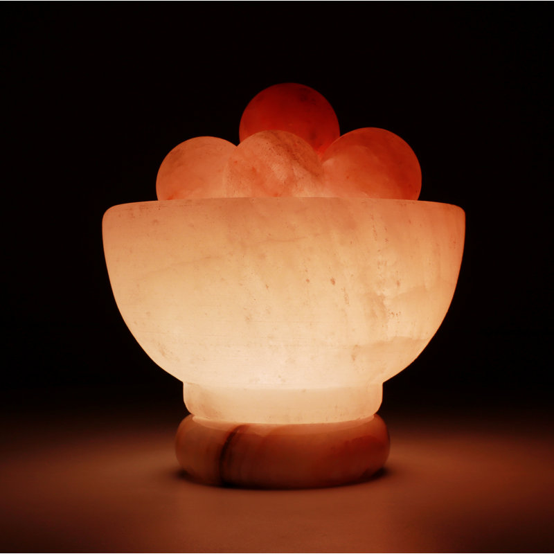 Deluxe Comfort Spa Himalayan 10 lbs Salt Lamp & Reviews | Wayfair