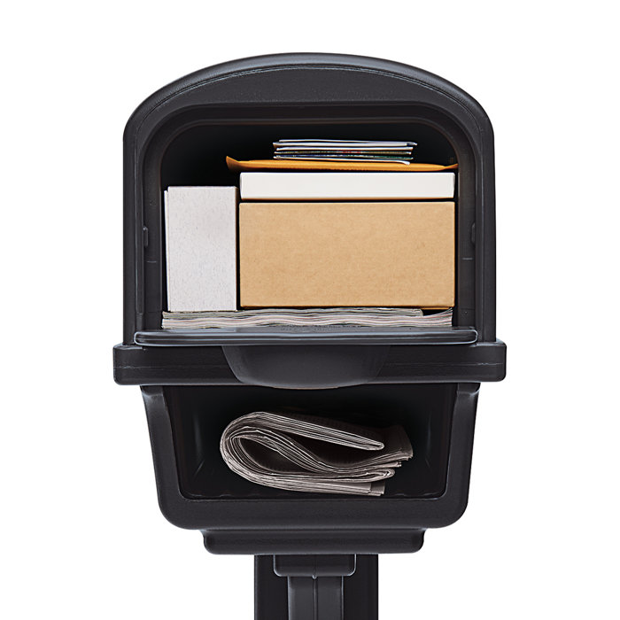 Gibraltar Mailboxes Gentry All-in-One Post Mounted Mailbox & Reviews ...