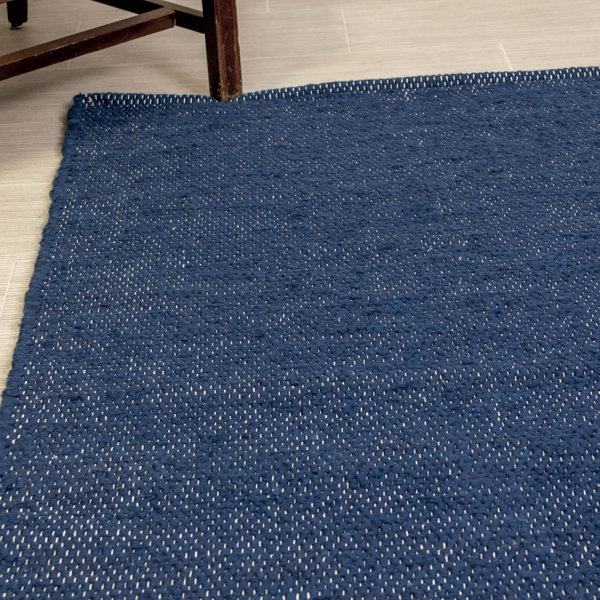 Longshore Tides Herndon Handmade Navy Rug | Wayfair