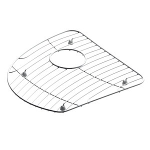 Kohler Undertone® Stainless Steel Sink Rack for Left Bowl, 14-1/4" x 14 ...