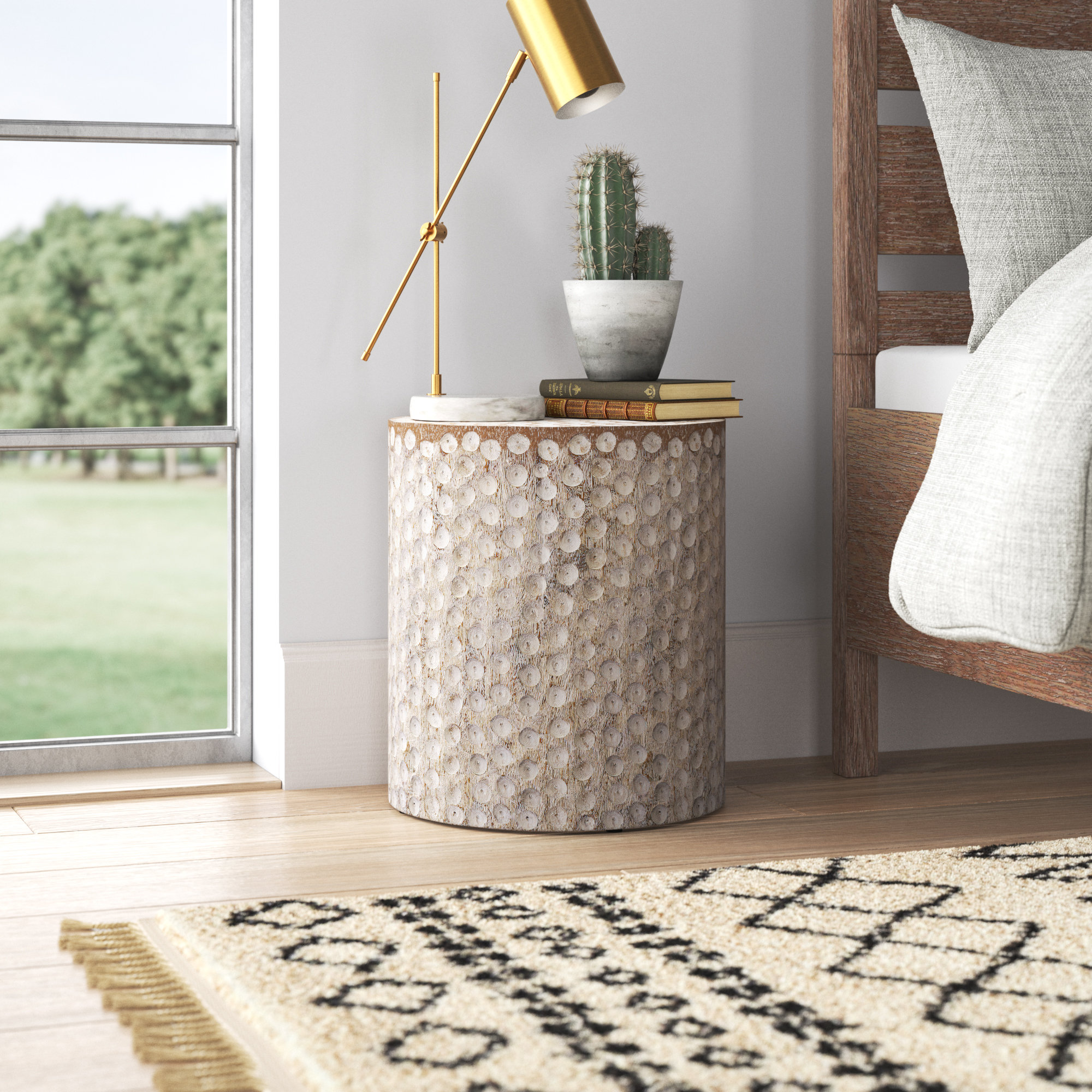 Mistana™ Monique End Table & Reviews | Wayfair