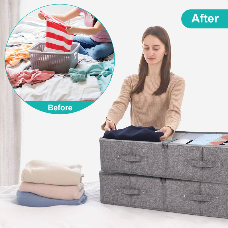 Rebrilliant Underbed Storage Set | Wayfair