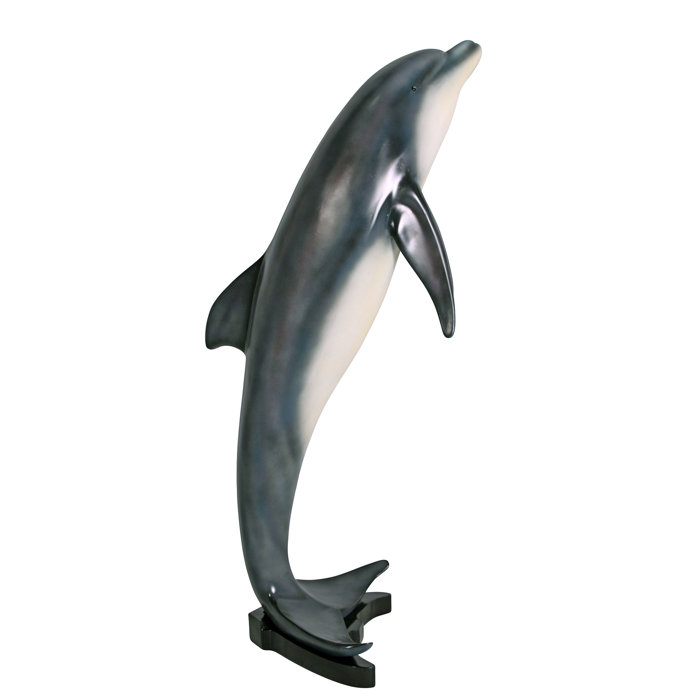 Design Toscano Leaping Sea Dolphin Statue & Reviews | Wayfair