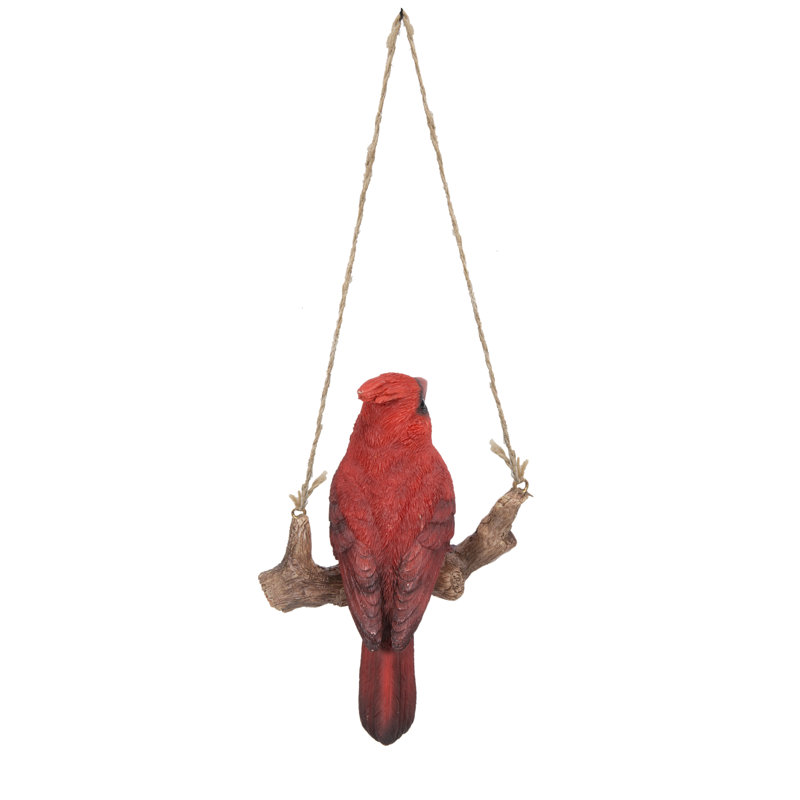 Hi-Line Gift Ltd. Hanging Cardinal on a Branch & Reviews | Wayfair