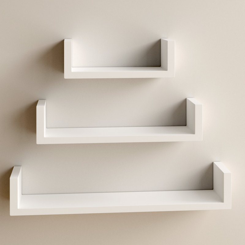 Latitude Run® Ayinde 3 Piece Floating Shelf & Reviews | Wayfair