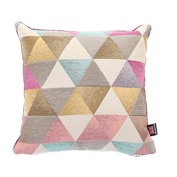 Ebern Designs Amaryllis Geometric Square Scatter Cushion With Filling ...