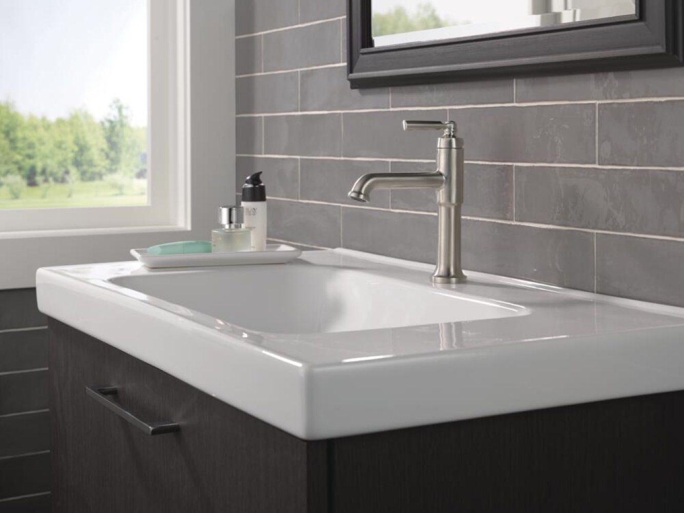 Delta SAYLOR™ Single Handle Bathroom Faucet & Reviews | Wayfair