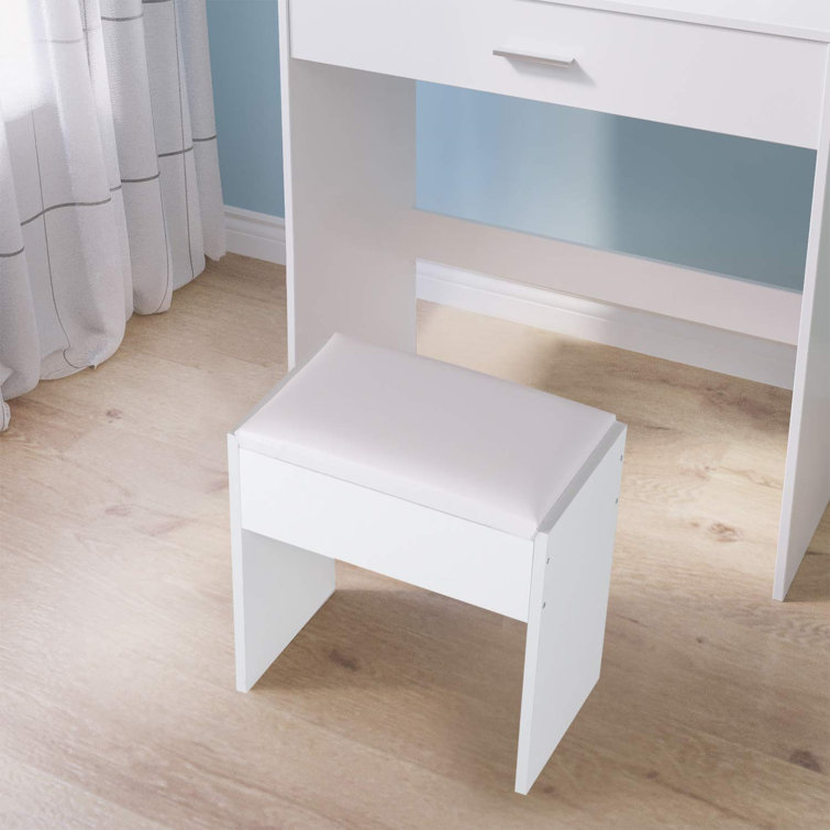 17 Stories Kibwika 43Cm Tall Dressing Table Stool | Wayfair.co.uk