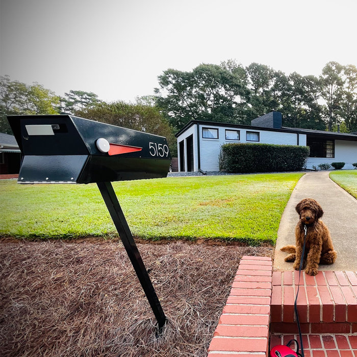 ModboxUSA Modern Post Mounted Mailbox & Reviews | Wayfair