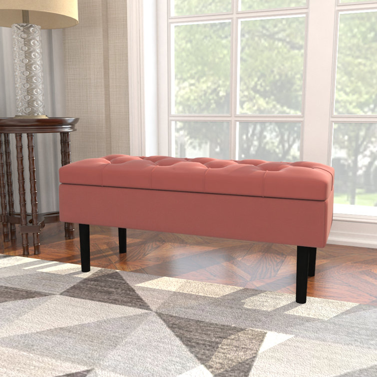 Etta Avenue Jase Upholstered Storage Bench & Reviews | Wayfair.co.uk