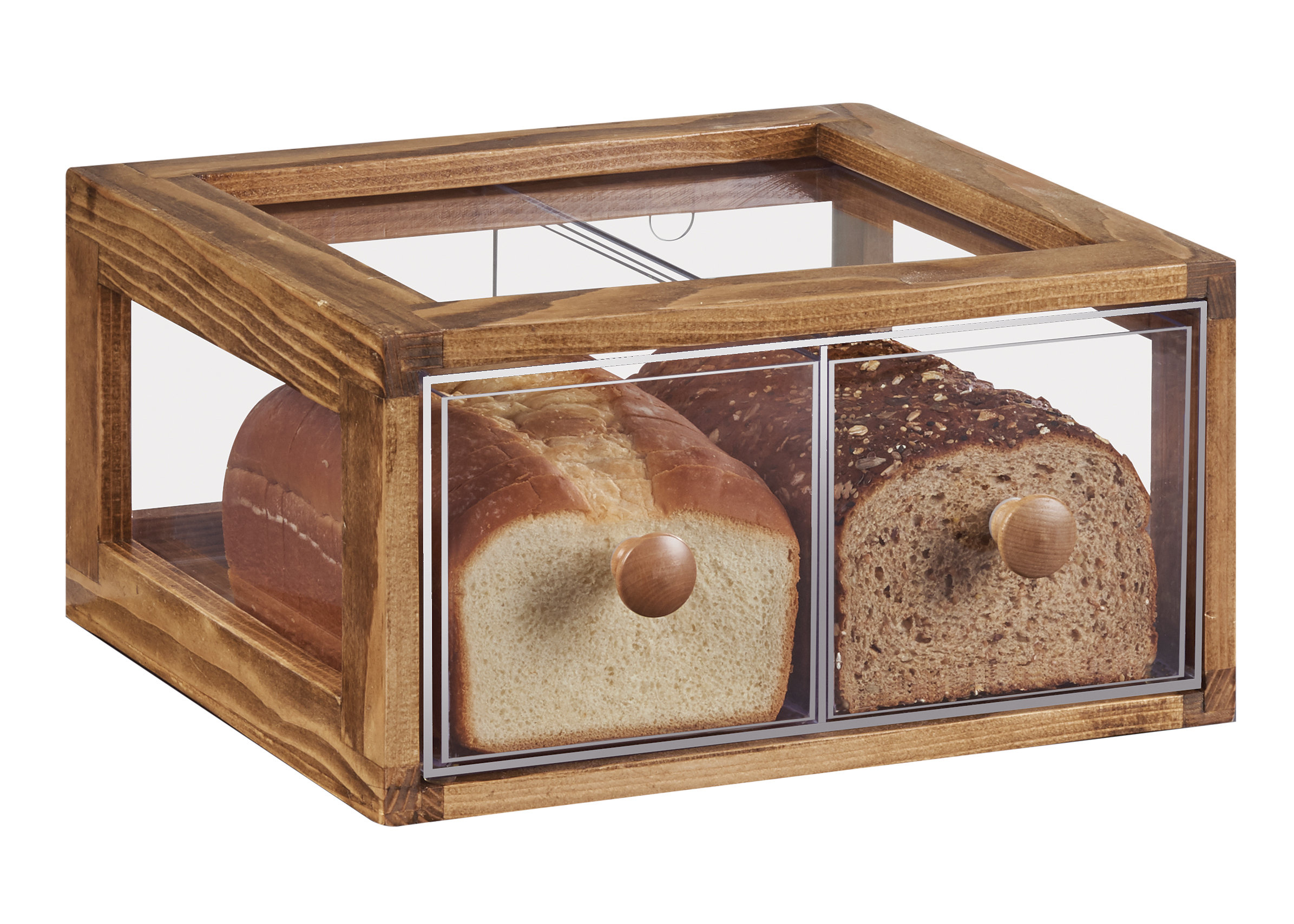 Cal-Mil MADERA DBL DRWR BREAD DISPLAY & Reviews | Wayfair