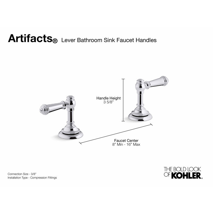 Kohler Artifacts® Bathroom Sink Lever Handles & Reviews | Wayfair