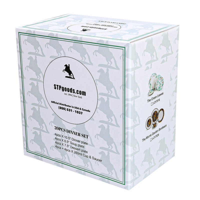 STP Goods Bone China Dinnerware Set - Service for 4 | Wayfair