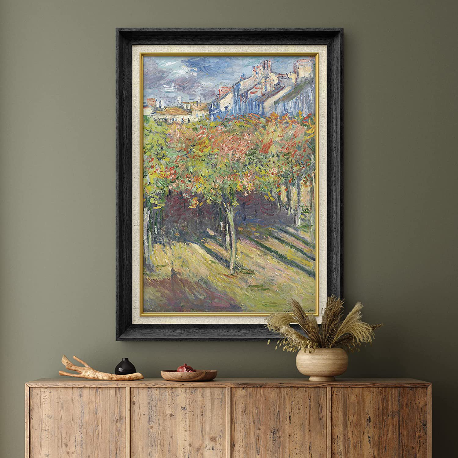 SIGNLEADER Premium Framed Wall Art Linden Trees In Poissy, France By ...