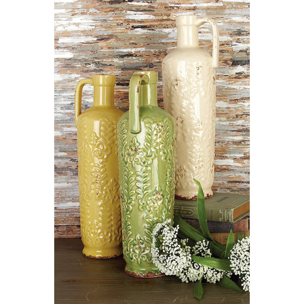 3-piece-ceramic-vase-set | Wayfair